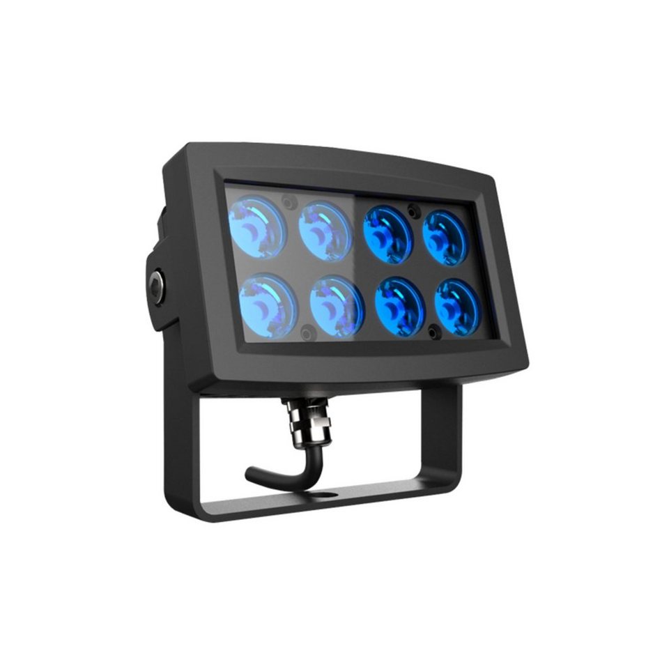 Lightmaxx Led Discolicht Arc Flood Blue 8x 1watt Leds Ip65 Led Fluter