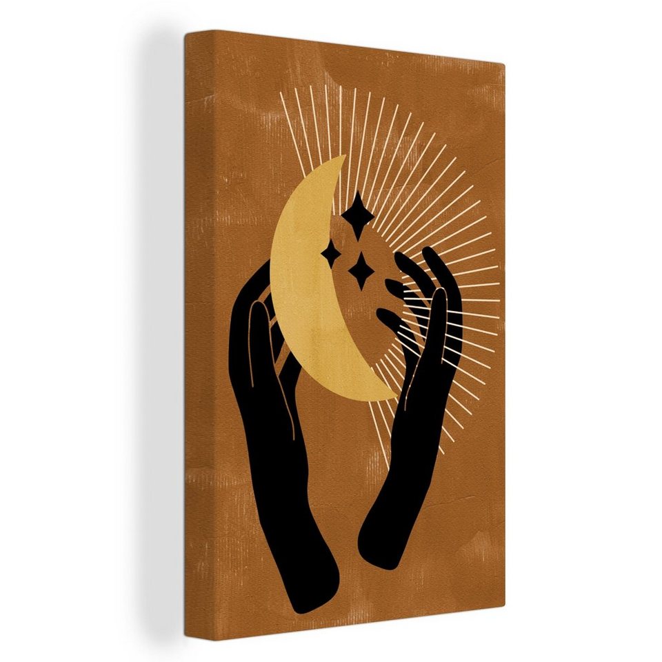 Onemillioncanvasses® Leinwandbild Boho Raum Abstrakt Sterne 1