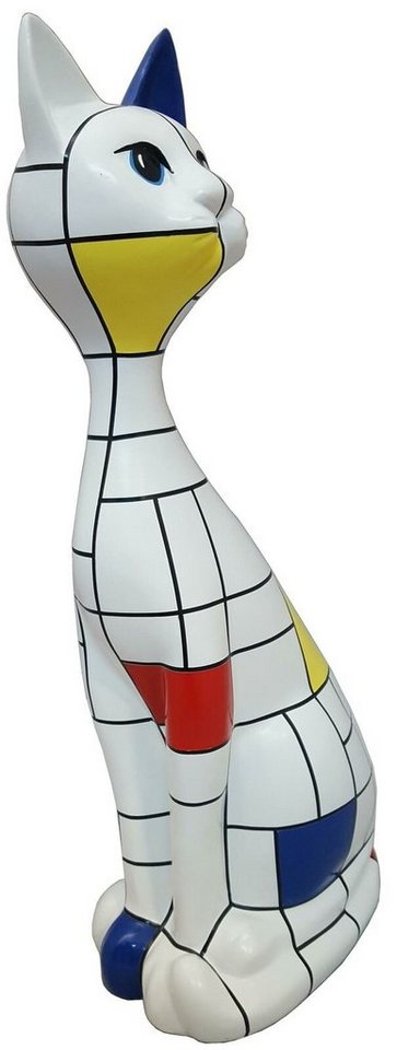 Jvmoebel Gartenfigur Figuren Statuen Moderne Designer Loft Bunte