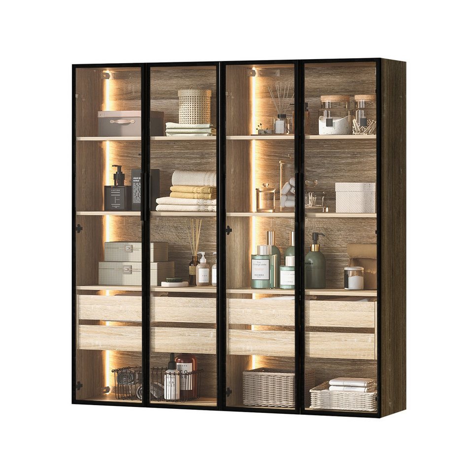 Hauss Spole Badkommode Highboard Kommode Sideboard Badezimmerschrank
