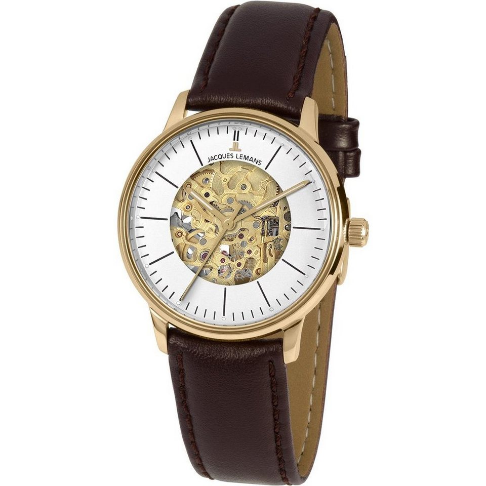 Jacques Lemans Automatikuhr Jacques Lemans Damen Uhr N-207ZB, (1-tlg ... Jacques Lemans Automatikuhr Jacques Lemans Damen Uhr N-207ZB, (1-tlg ...