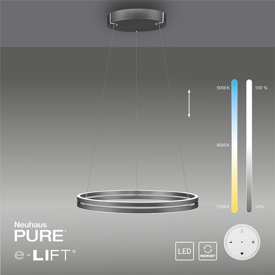 Paul Neuhaus Led Pendelleuchte Led Pendelleuchte Pure E Loop Cct