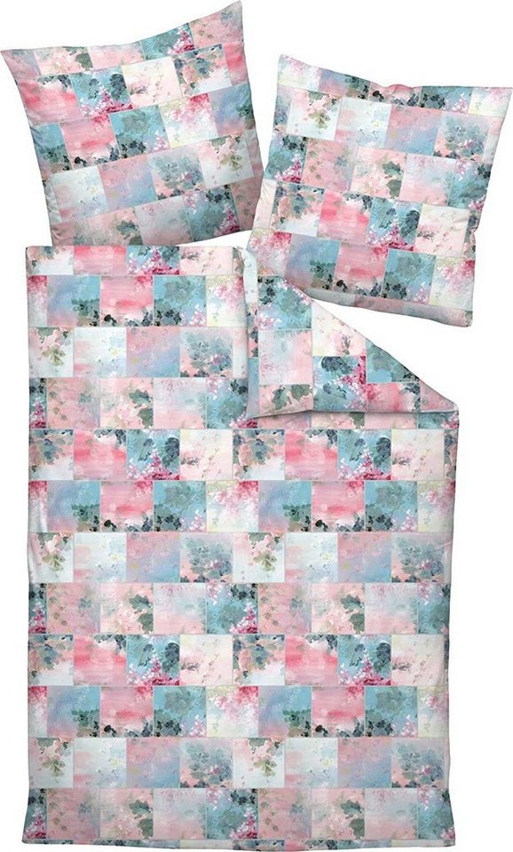 Janine Bettwäsche Janine Milano Mako-Satin Bettwäsche 135x200 Karo blau ... Janine Bettwäsche Janine Milano Mako-Satin Bettwäsche 135x200 Karo blau ...