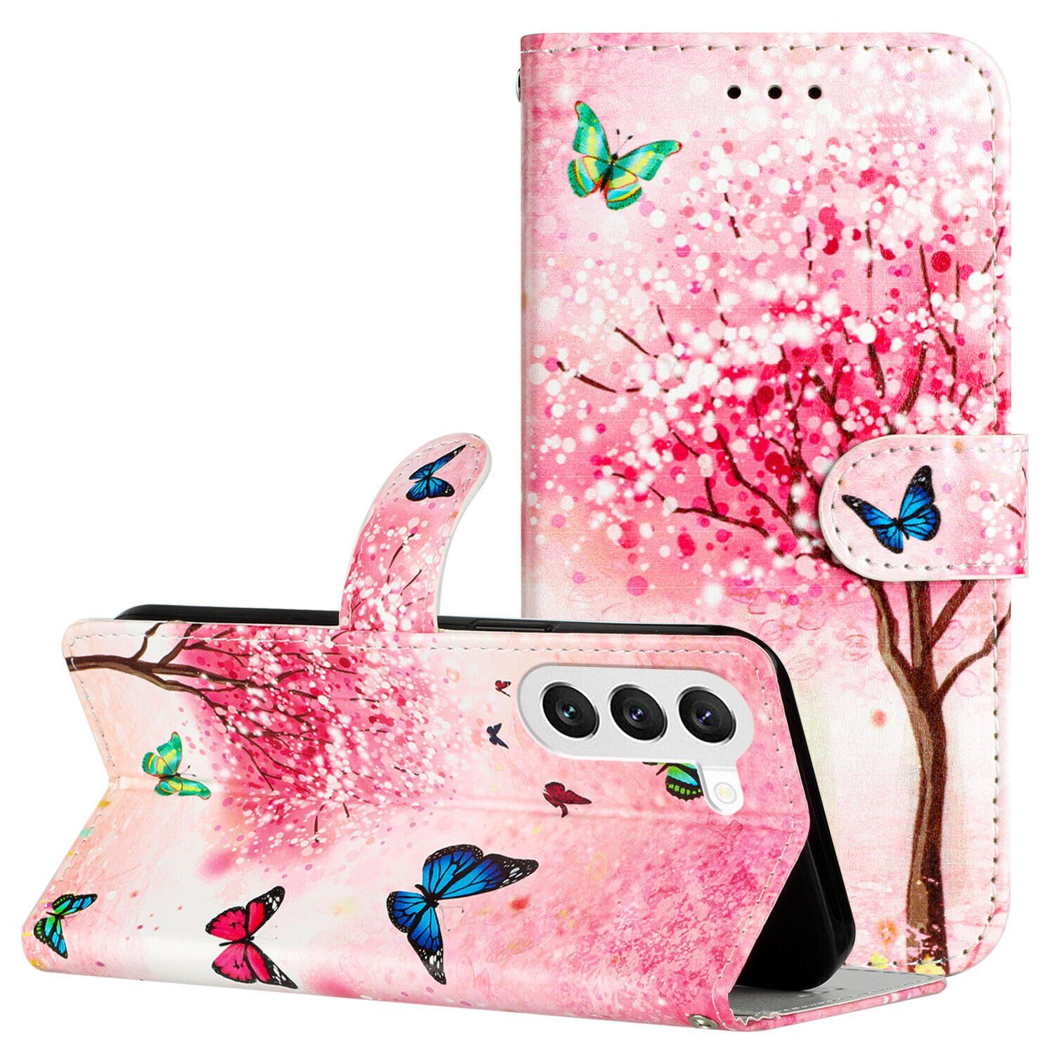 CLM-Tech Handytasche Hülle für Samsung Galaxy S23 Plus Tasche aus ...