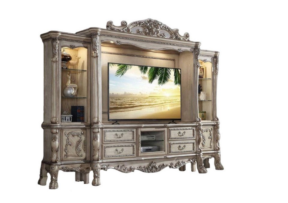 Xlmoebel Wohnwand Luxus Wohnwand Wohnzimmer Set Vitrine Schrank Set
