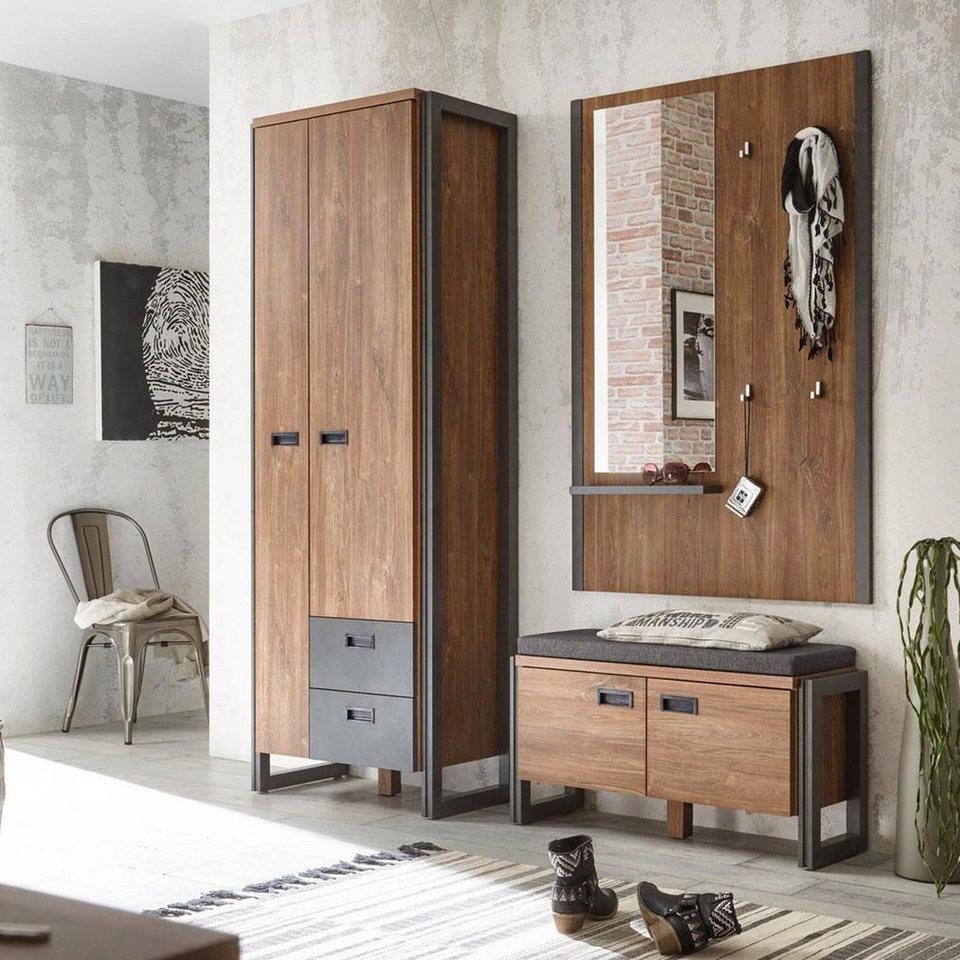 Lomadox Garderobe Dallas 61 Moderne Garderobenmöbelserie Im