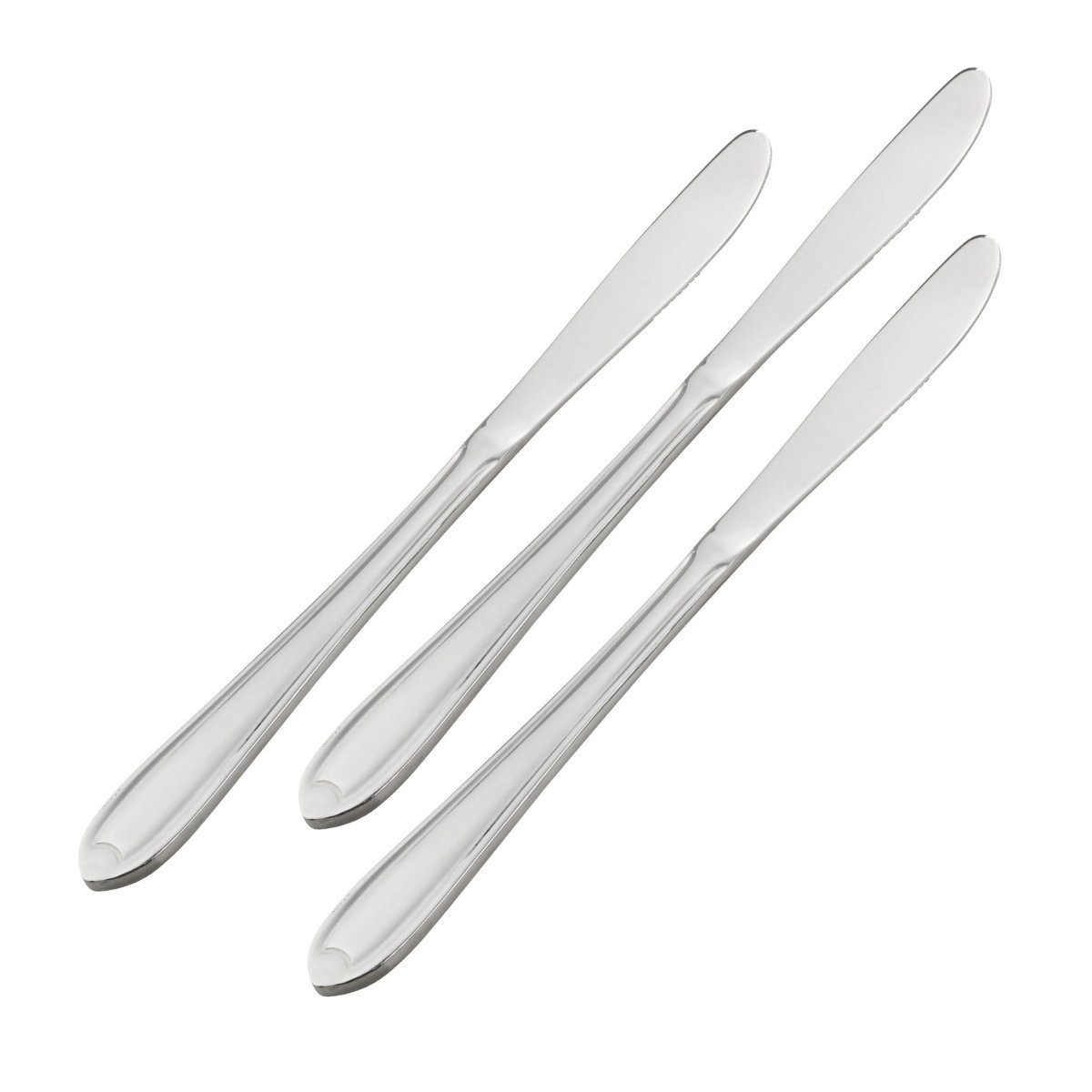Nirosta Tafelmesser, Schlichtes Design: Das Menümesser überzeugt mit ...