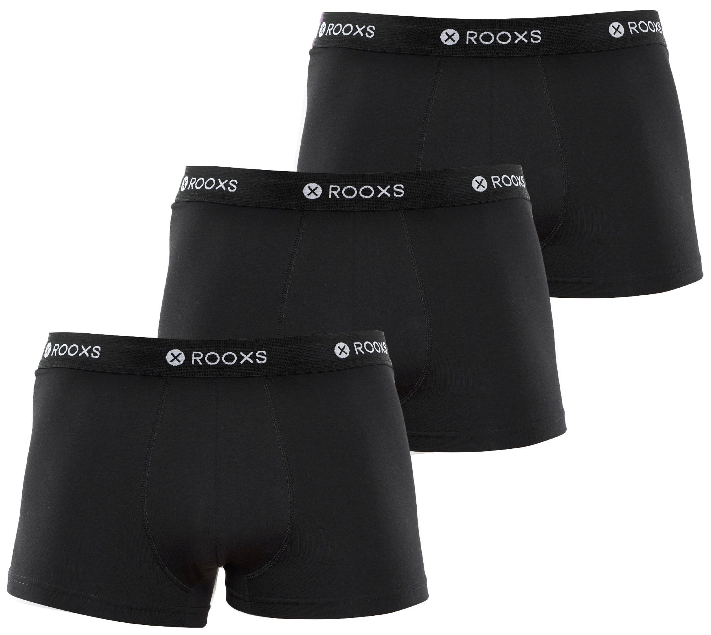 Rooxs Boxershorts Enge Herren Unterhosen Männer Unterwäsche 3 Stück