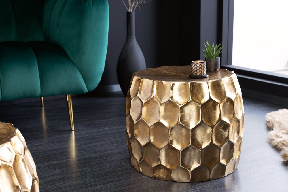 Riess Ambiente Couchtisch Organic Orient 55cm Gold Einzelartikel 1 St