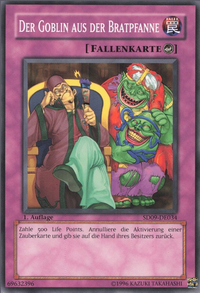 Recollectibles Sammelkarte Yugioh Der Goblin Aus Der Bratpfanne Yu Gi
