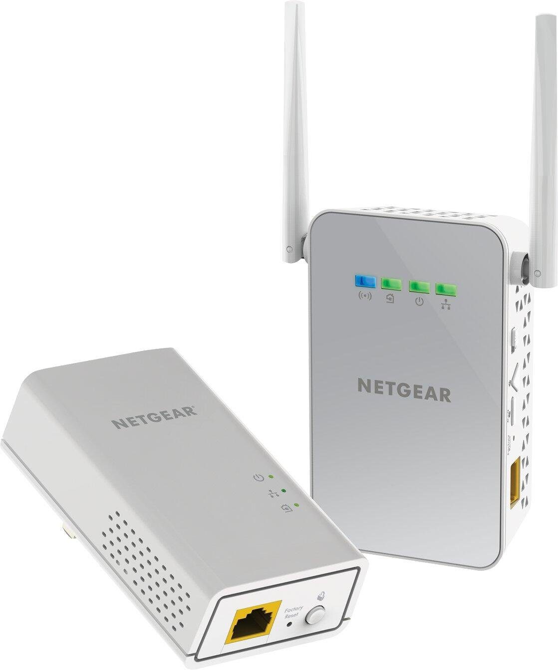 NETGEAR Netgear PowerLINE 1000 +, Powerline Netzwerk-Adapter, Ideal zur ...