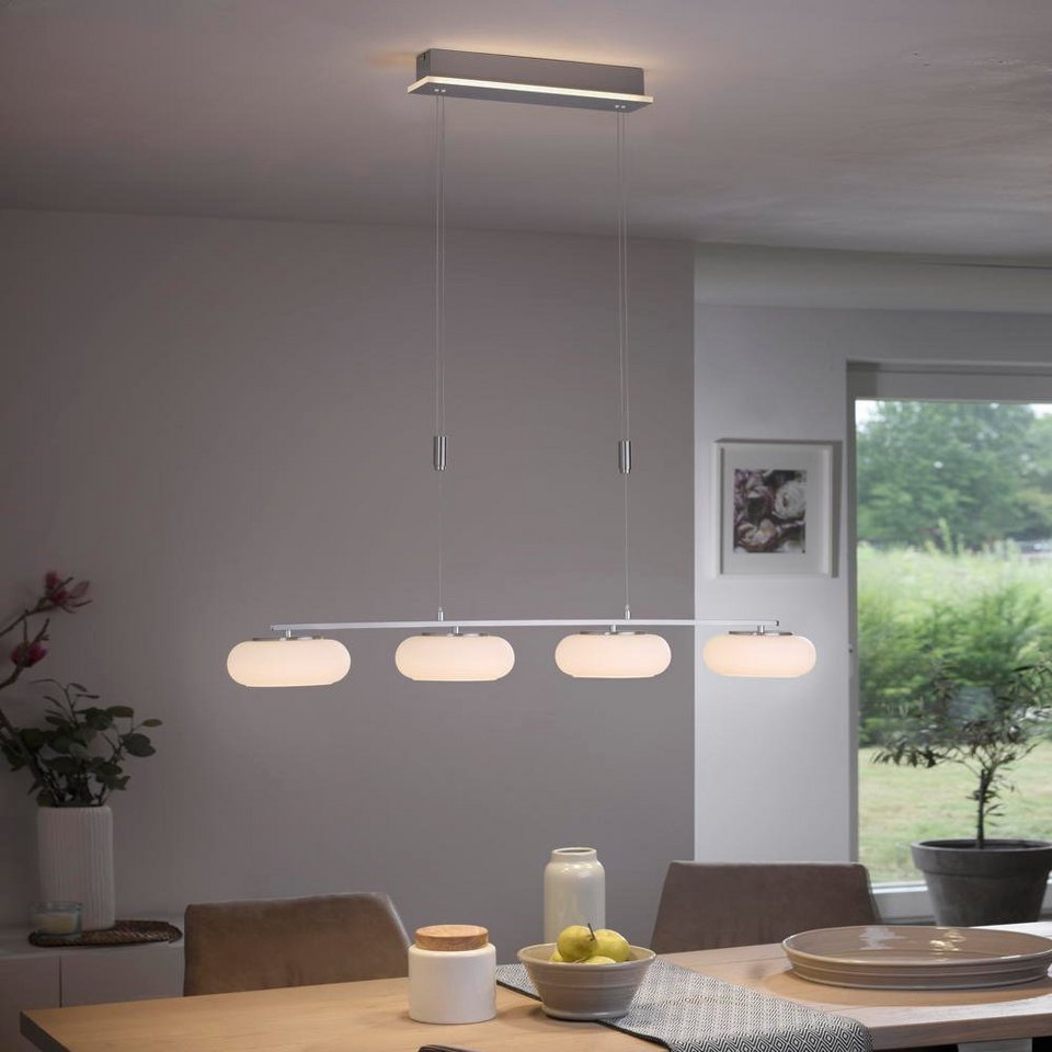 Click Licht Led Pendelleuchte Led Pendelleuchte Q Etienne In Silber