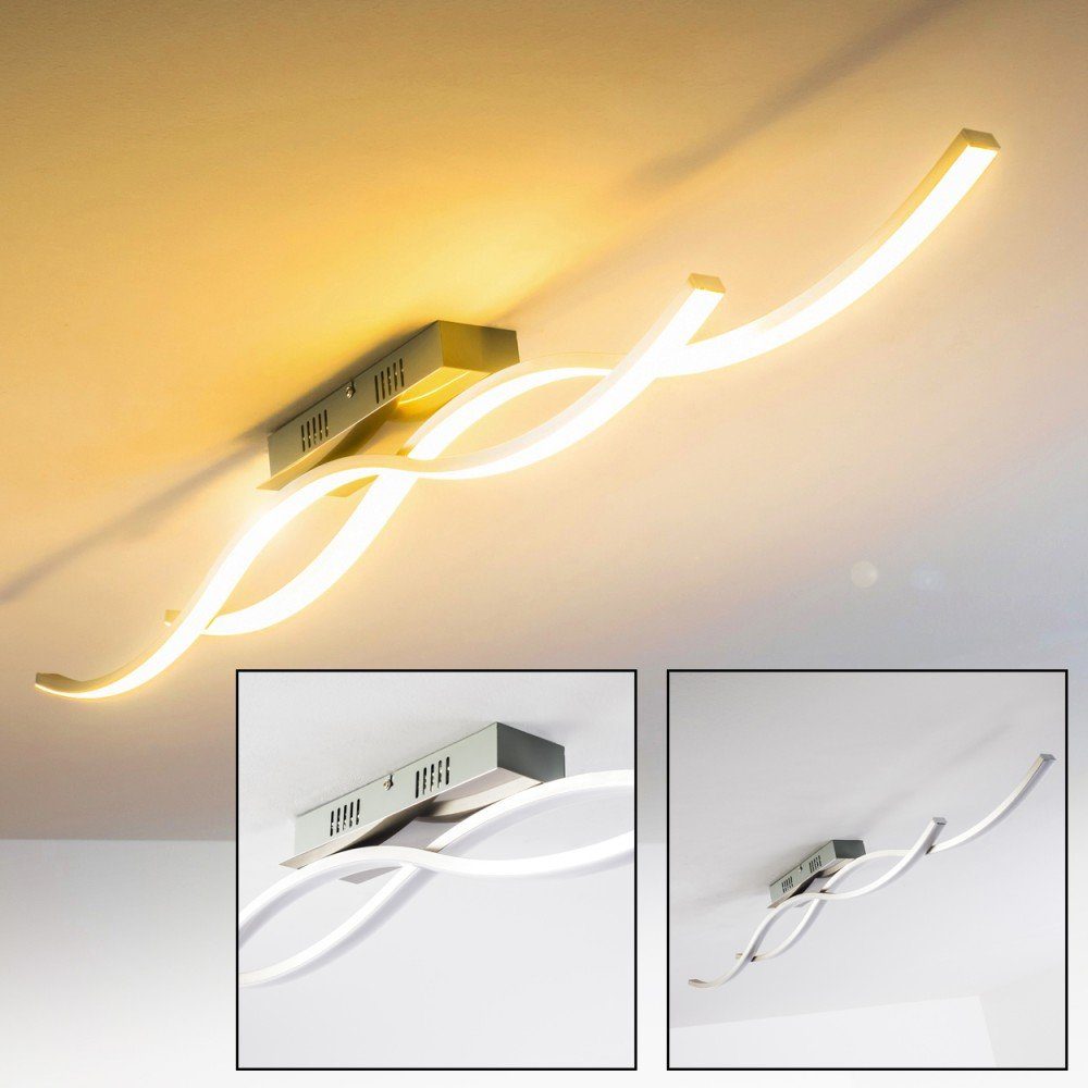 Hofstein Deckenleuchte Citerna Längliche Deckenlampe Aus Metall In