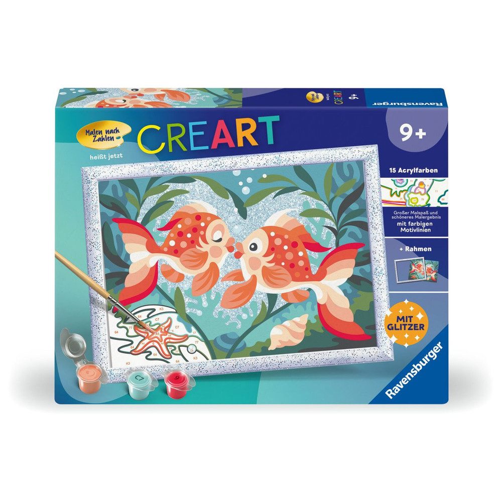 Ravensburger Verlag GmbH Malen nach Zahlen Malen nach Zahlen - CREART® - Verliebte Fische