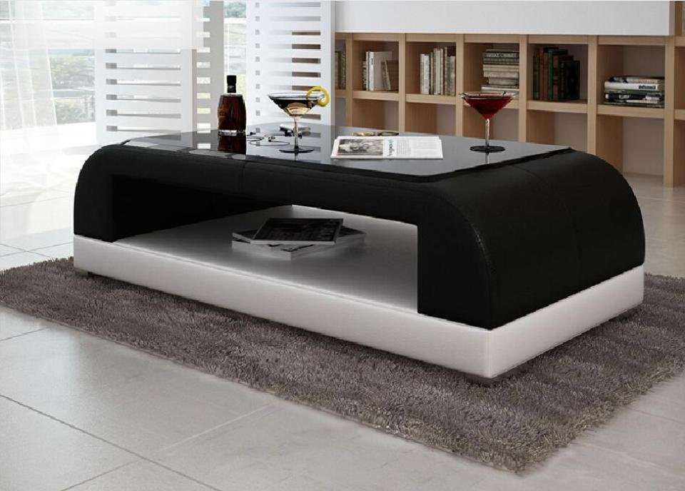 Jvmoebel Couchtisch Sofatisch Design Kaffee Tisch Wonzimmer Leder Couch