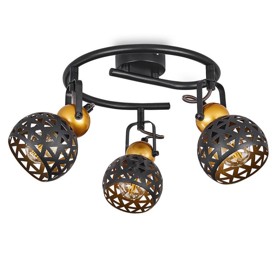 Hofstein Deckenleuchte Piedicolle 3 Flammige Deckenlampe Aus Metall