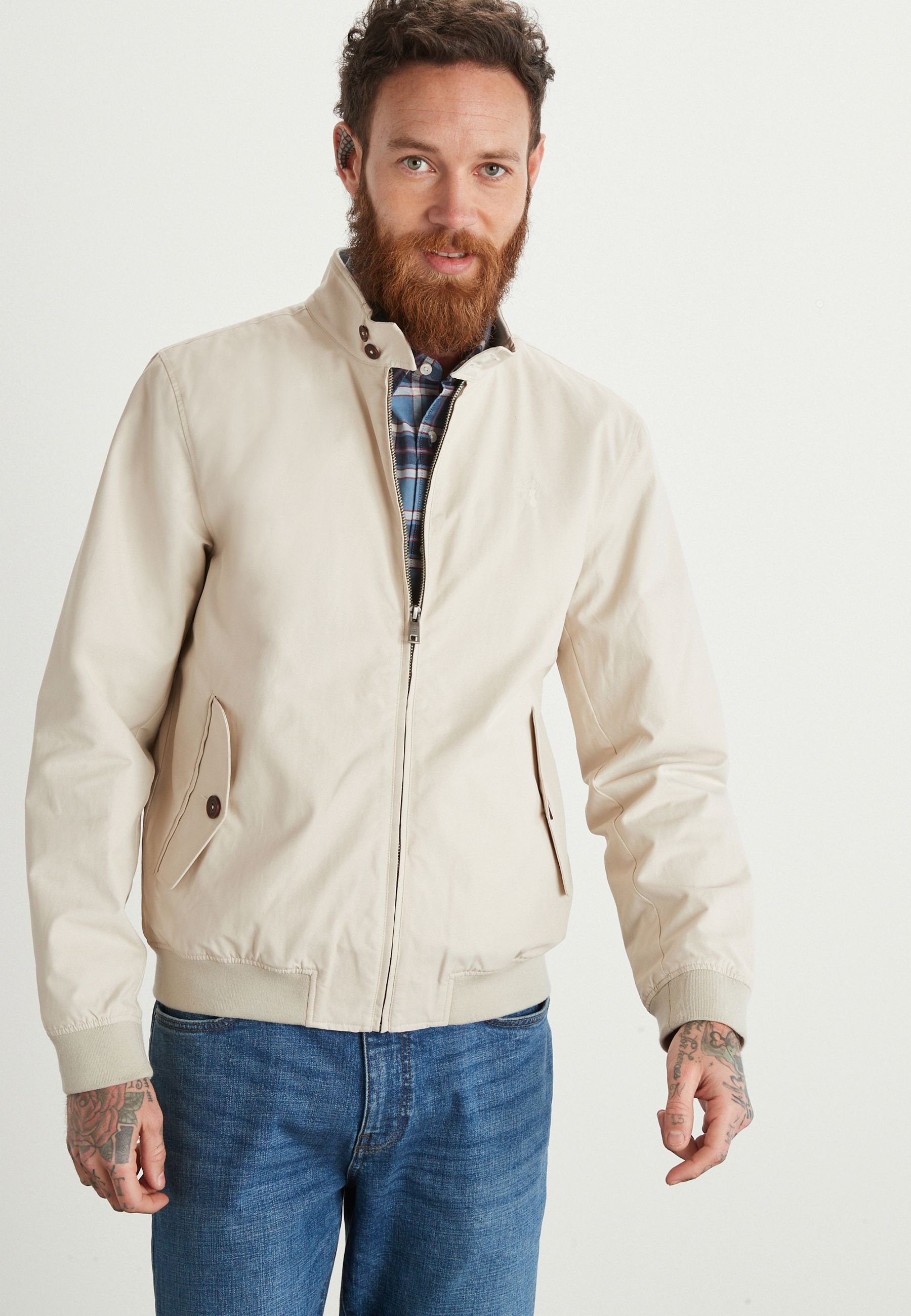 Next Blouson Wasserabweisende Harrington Jacke Mit Karofutter 1 St
