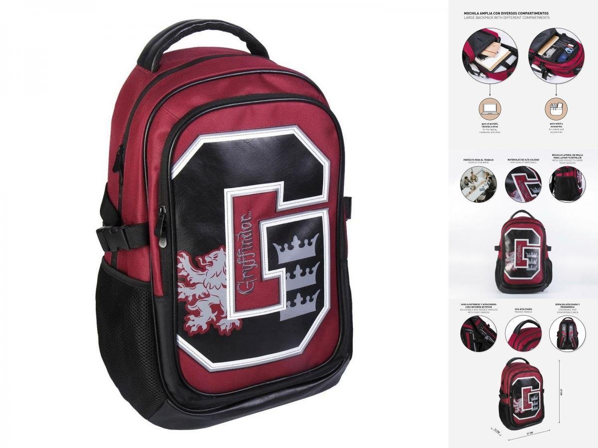 Harry Potter Rucksack Schulrucksack Harry Potter Rot 31 x 47 x 24 cm
