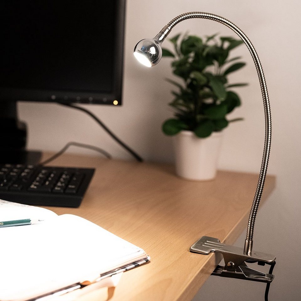 Etc Shop Klemmleuchte Led Leuchtmittel Fest Verbaut Warmweiß Led
