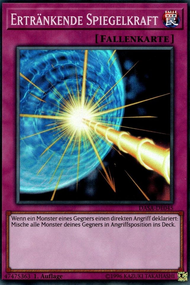 Recollectibles Sammelkarte Yugioh Karte Ertränkende Spiegelkraft