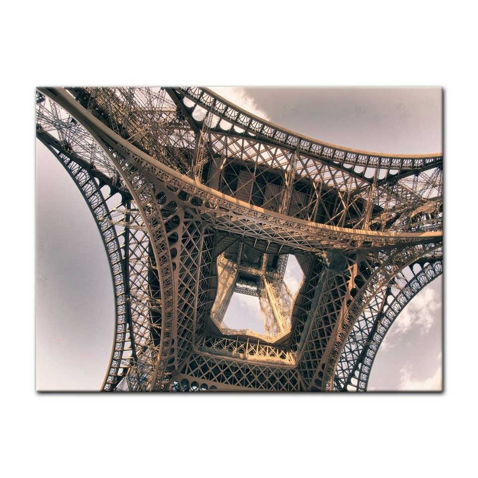 Bilderdepot24 Leinwandbild Leinwandbild Pariser Eiffelturm