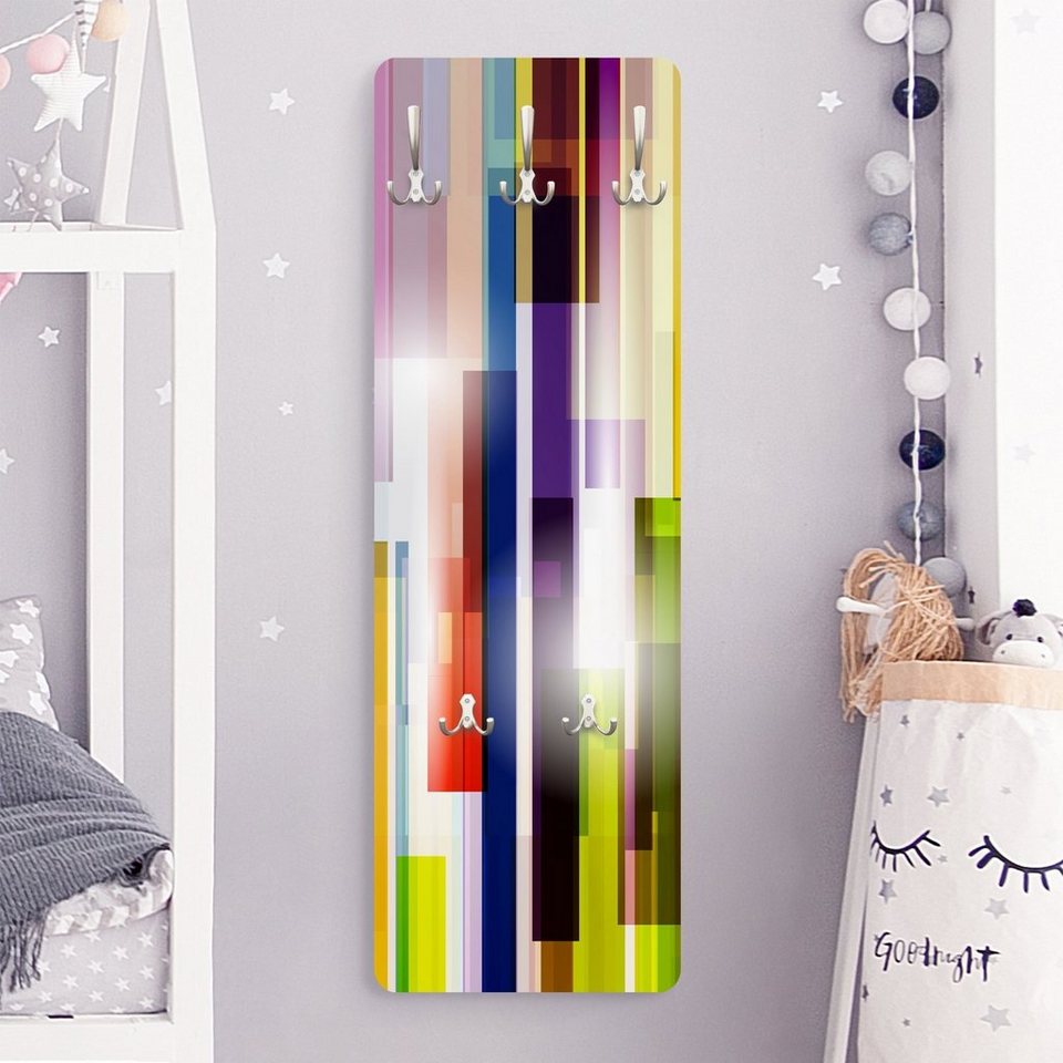 Bilderdepot24 Garderobenpaneel Design Abstrakt Kinder Kunst Muster