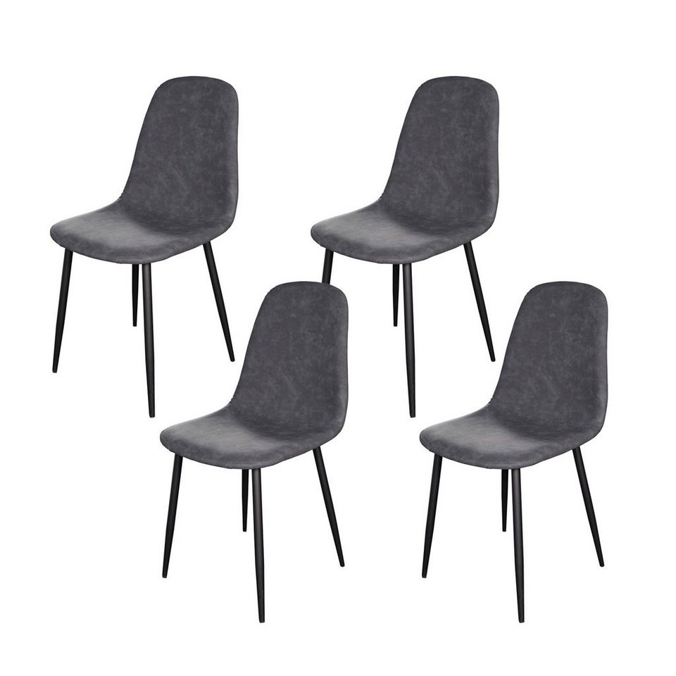 Hti Living Esszimmerstuhl Esszimmerstuhl Kunstleder 4er Set Set 4 St