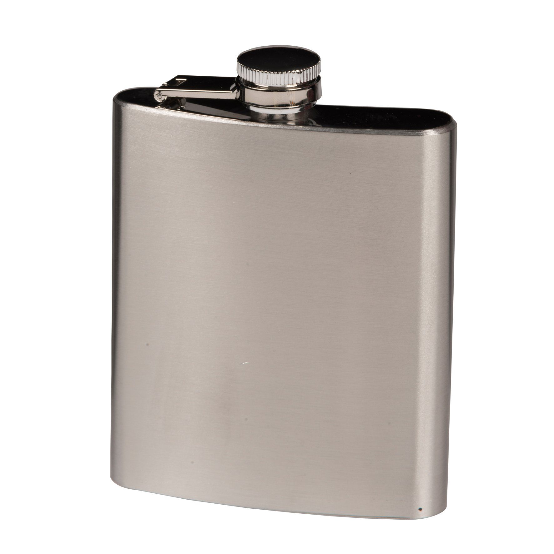 EDCO Flachmann Edelstahl Taschenflasche Schnapsflasche 200 ml