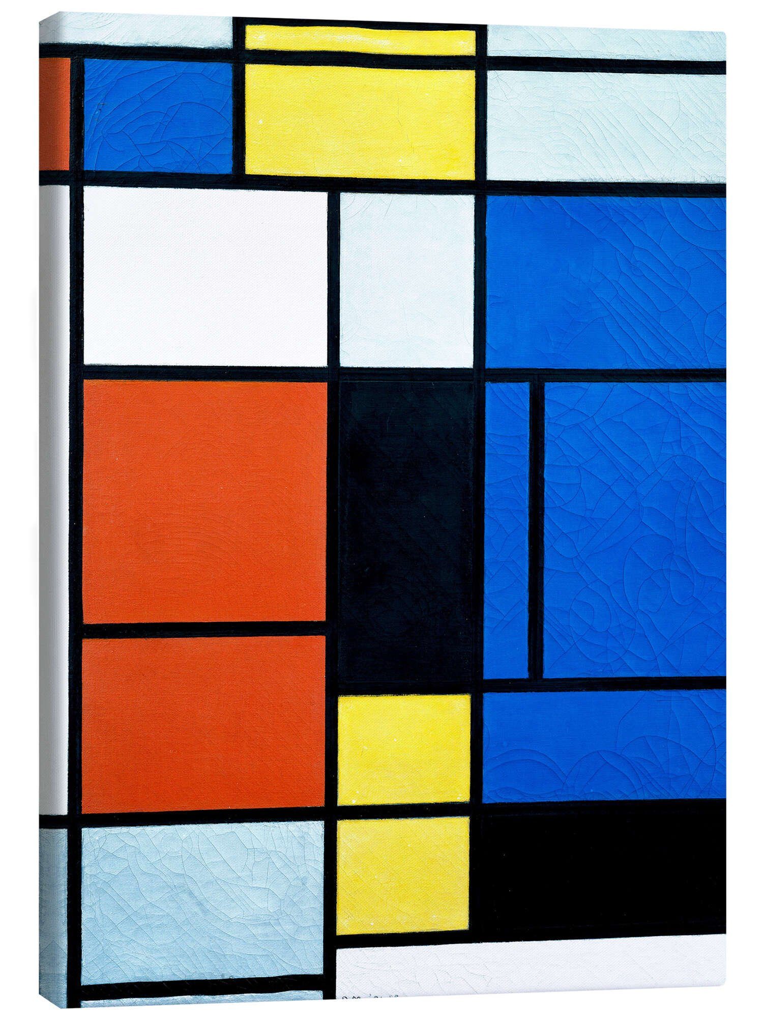 Posterlounge Leinwandbild Piet Mondrian Tableau No 1 Malerei