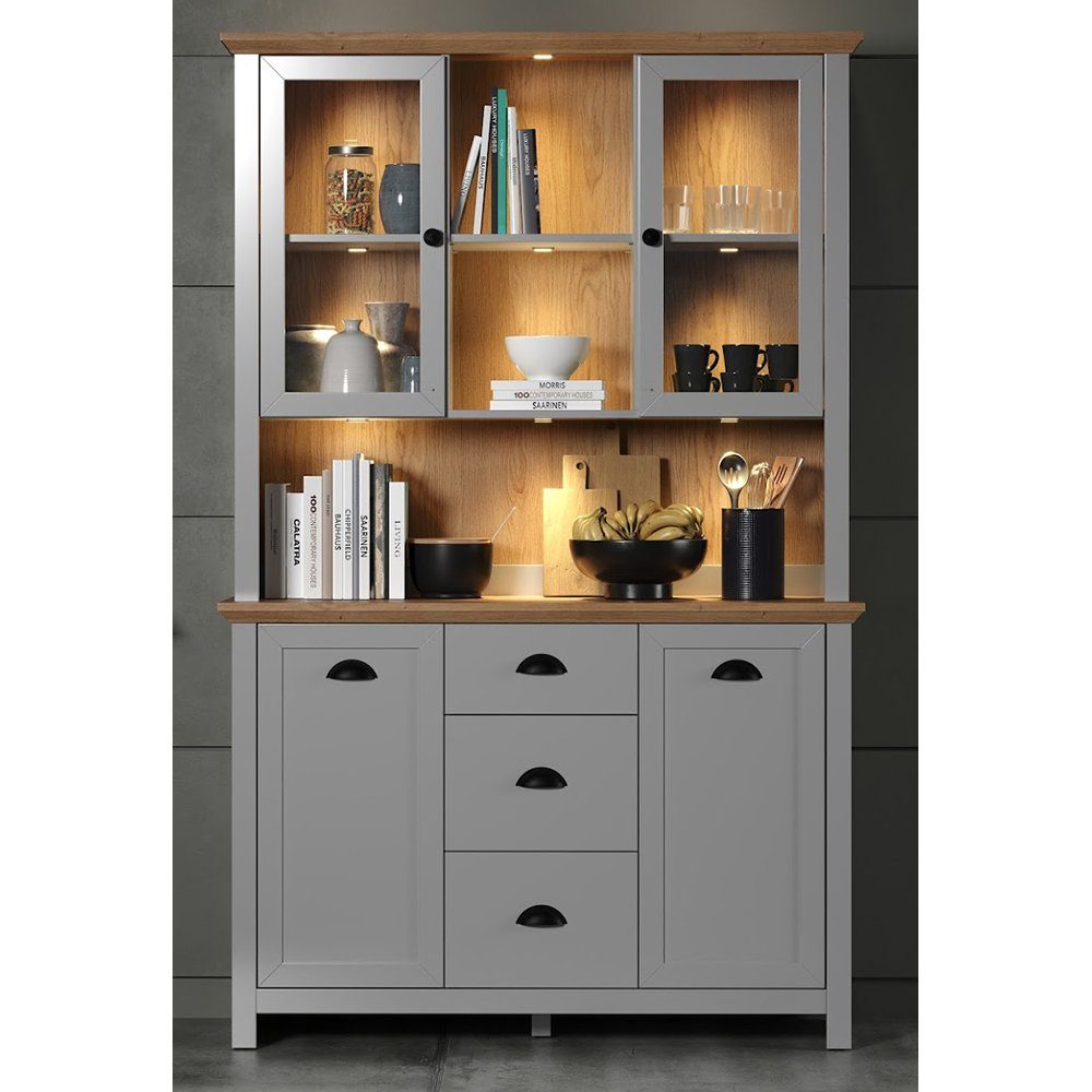 Lomadox Buffet Licata 19 Wohnzimmer Buffetschrank Mit Unterbauspots