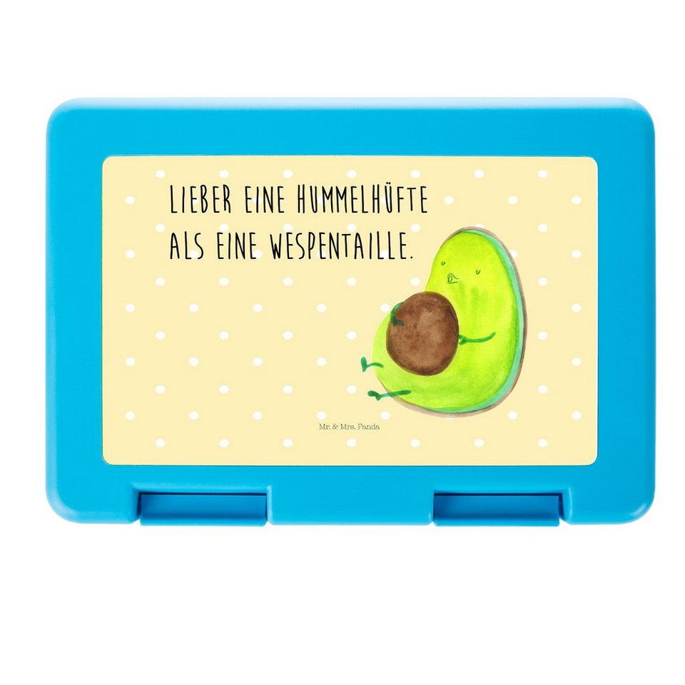 Mr And Mrs Panda Butterdose Avocado Pfeift Gelb Pastell Geschenk