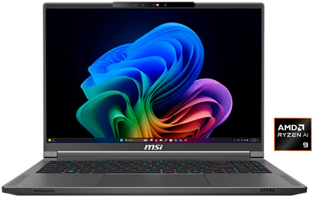 MSI Creator A16 AI+ A3HVGG-047 Gaming-Notebook (40,7 cm/16 Zoll, AMD Ryzen™ AI 9 365, GeForce ...