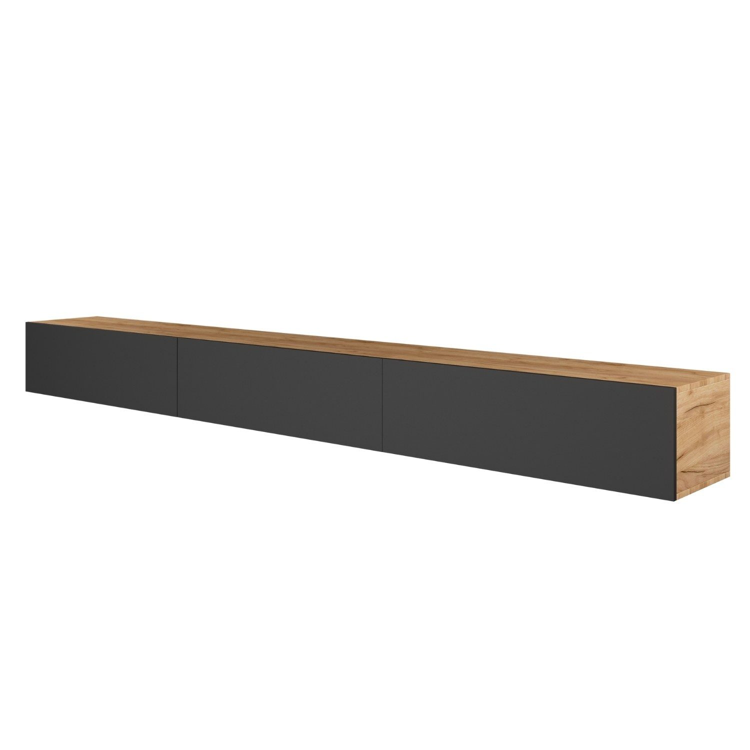 Planetmöbel TV-Board WEST (TV Lowboard, Fernsehschrank hängend oder ...