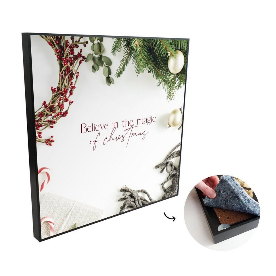 Muchowow Akustikplatte Winter Weihnachten Magie 1 St Malerei