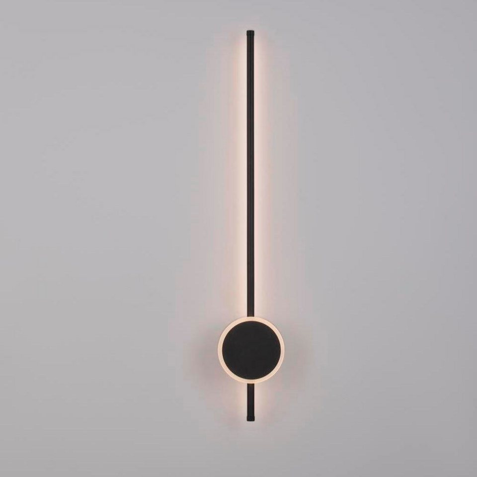 Click Licht Led Wandleuchte Led Wandleuchte Clock In Schwarz 22w 1560lm