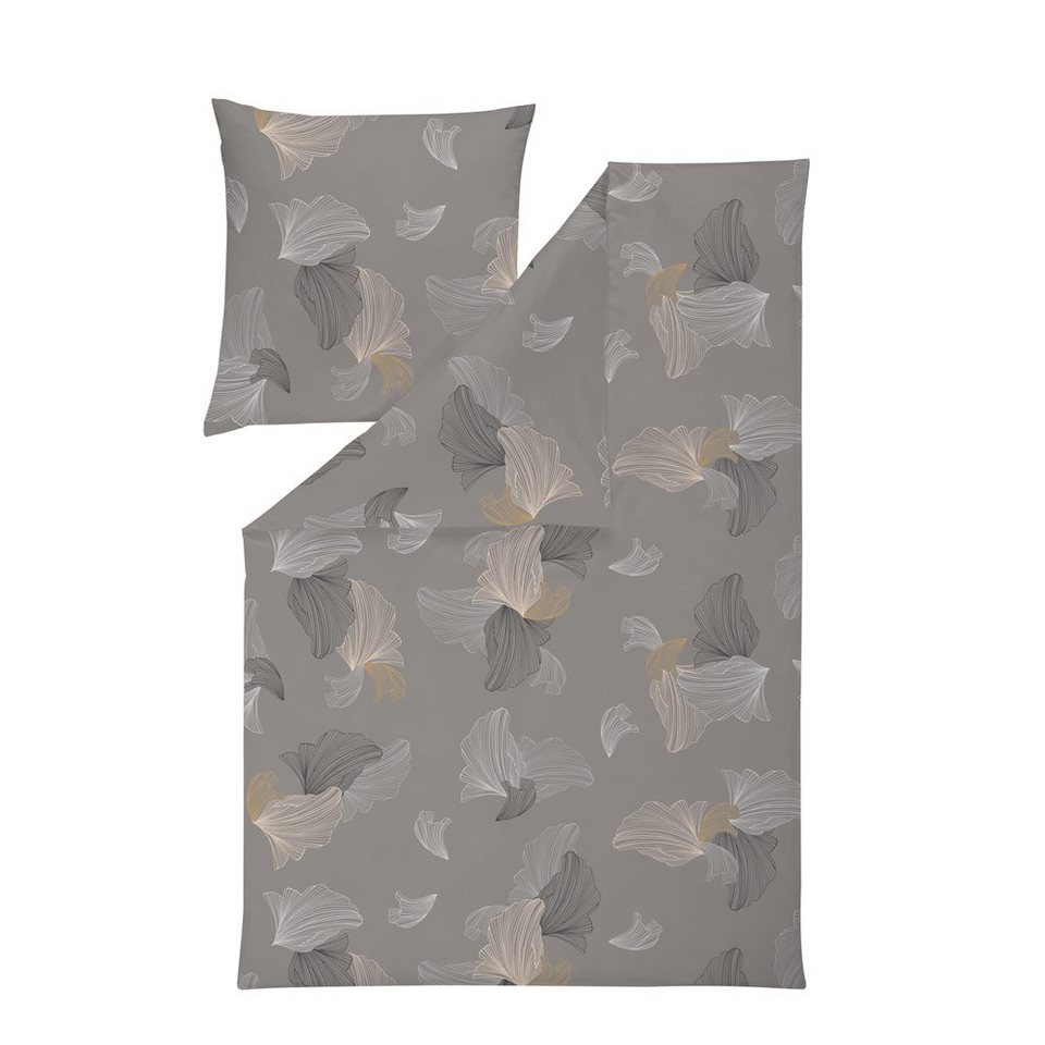 Estella Bettwäsche Estella Jersey Bettwäsche 135x200 Fächer Gingko