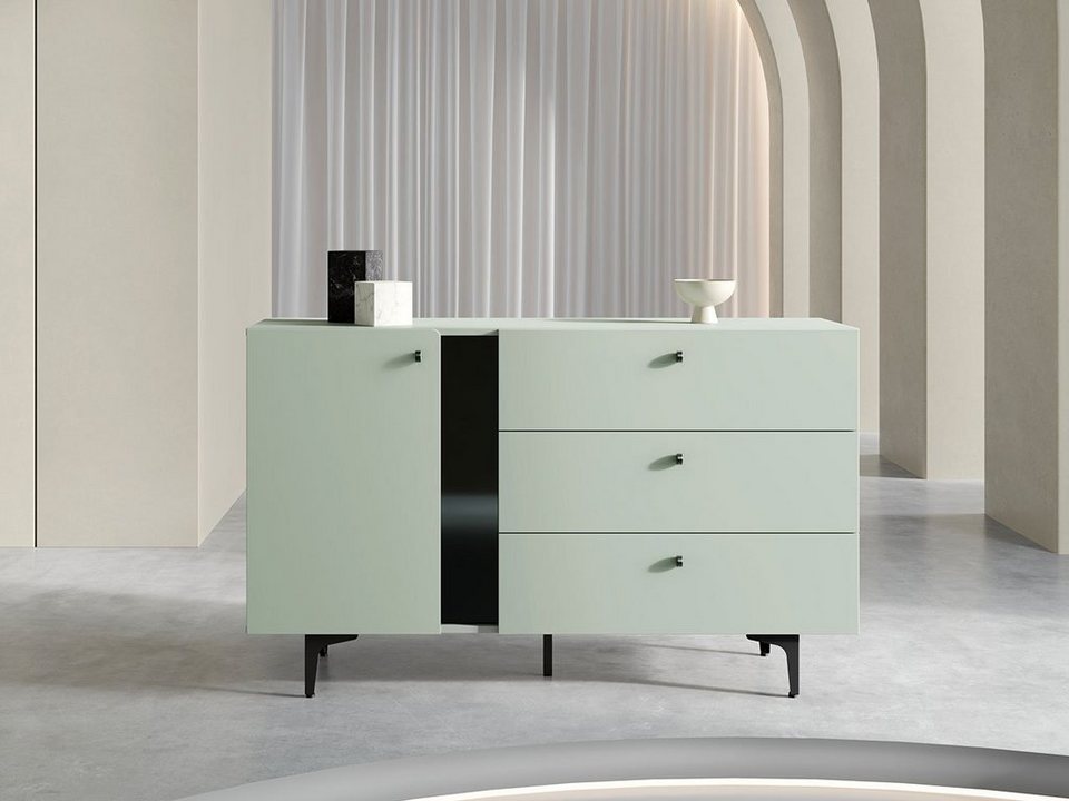 Mirjan24 Kommode 1d3s Colours Cs 04 Mit Drehtür Und 3 Schubladen