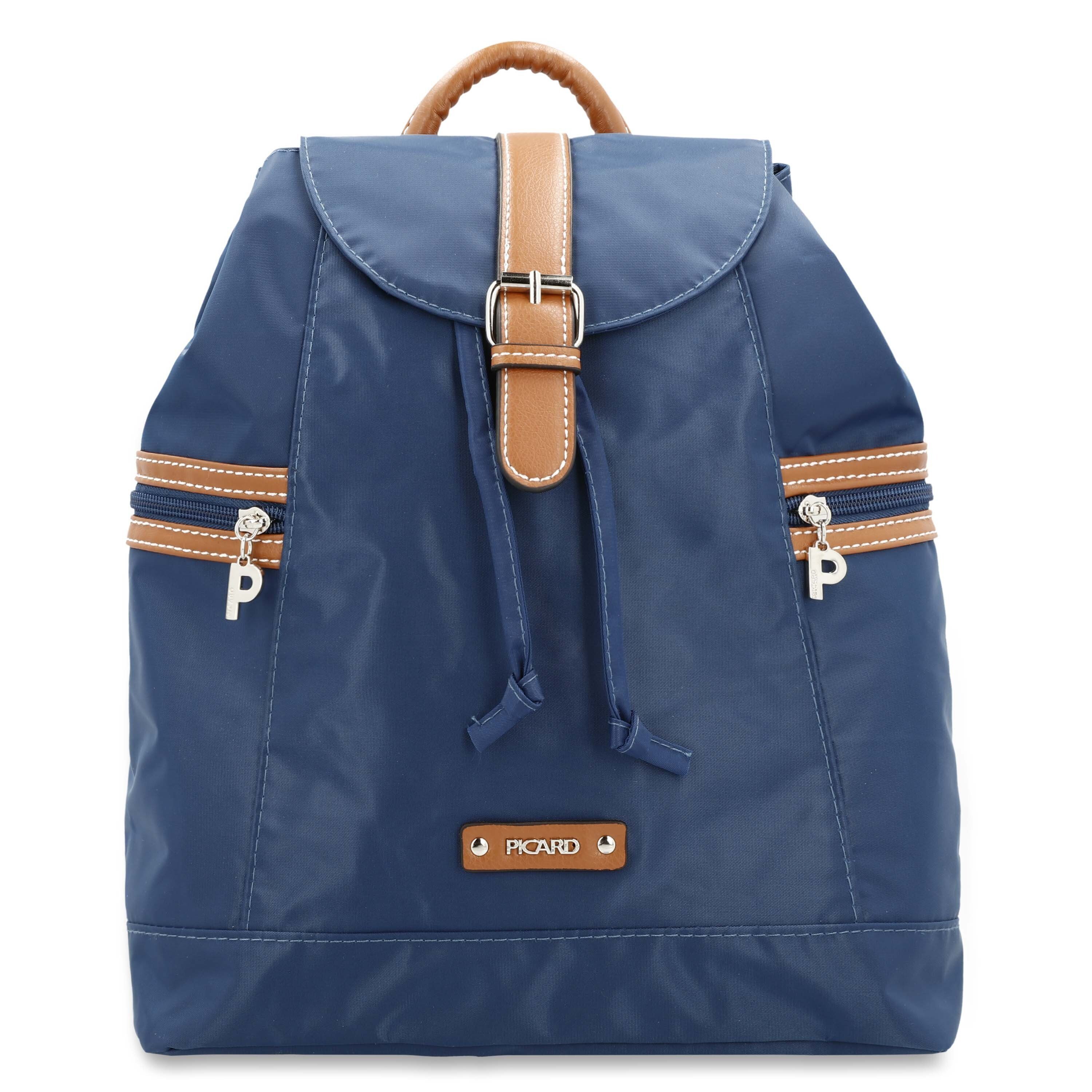 Picard Rucksack PICARD Rucksack Sonja aus Nylon, Reißverschlussfächer ...