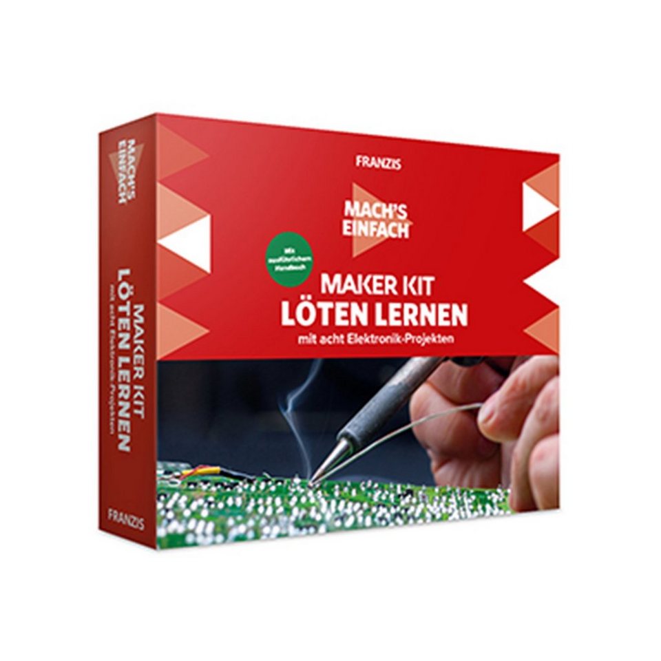 Franzis Lernspielzeug Maker Kit Löten lernen mit acht Franzis Lernspielzeug Maker Kit Löten lernen mit acht