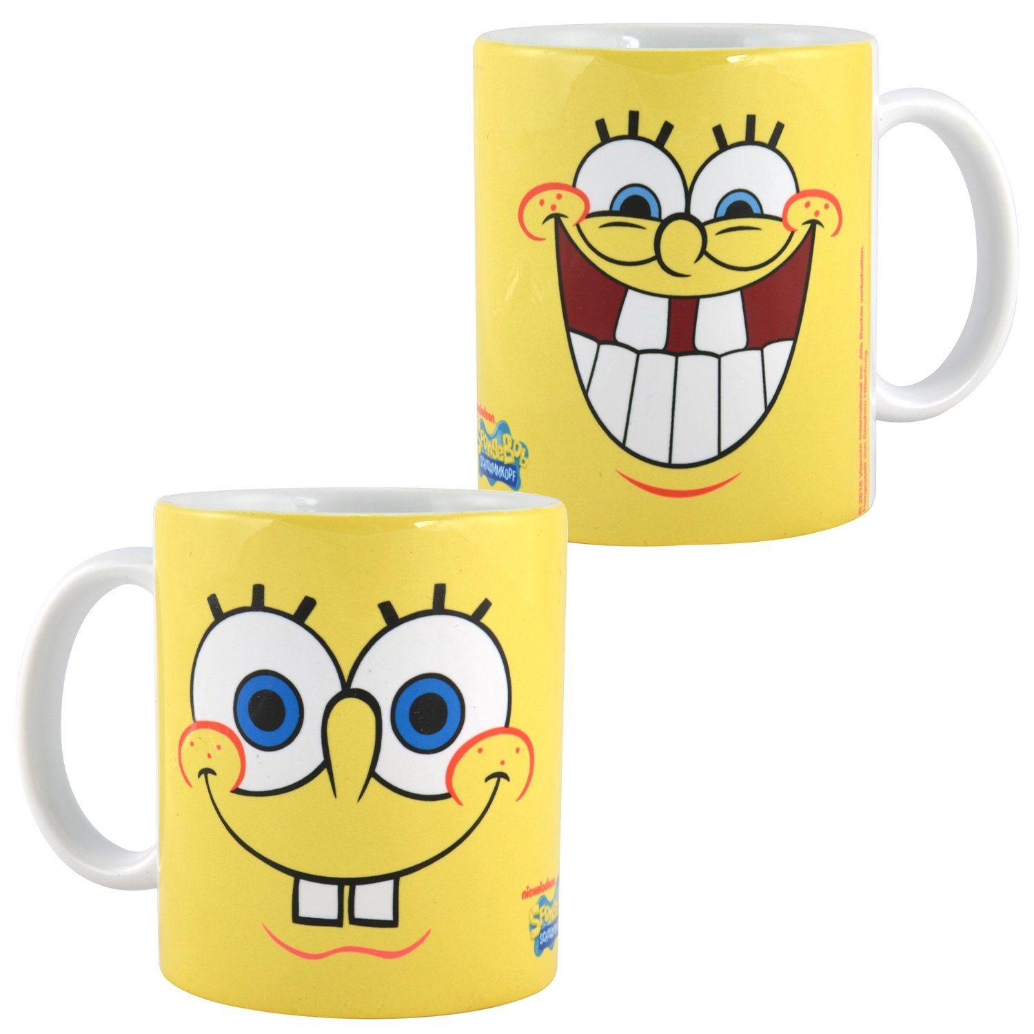 United Labels® Tasse Spongebob Schwammkopf Tasse Kaffeetasse Becher