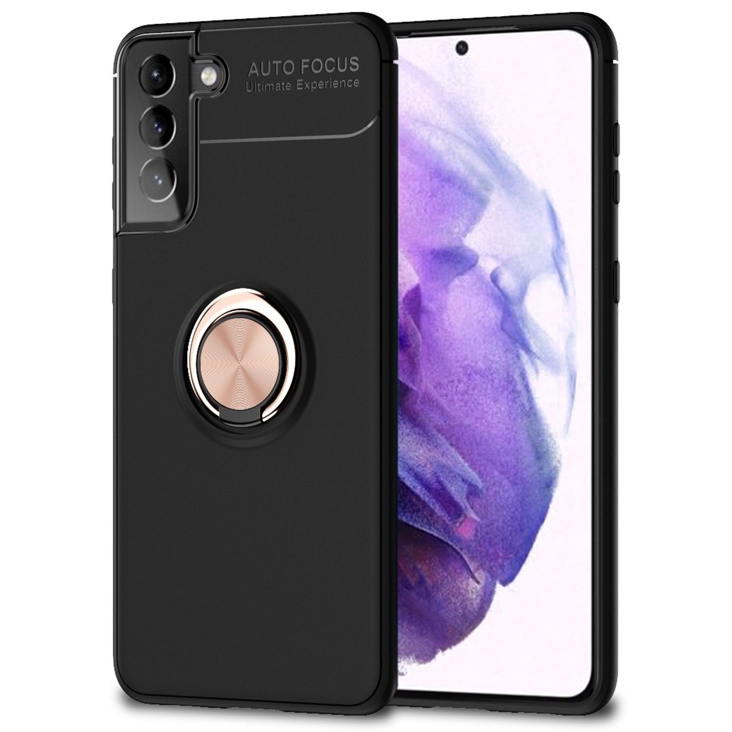 Nalia Smartphone Hülle Samsung Galaxy S21 Plus Matte Ring Silikon