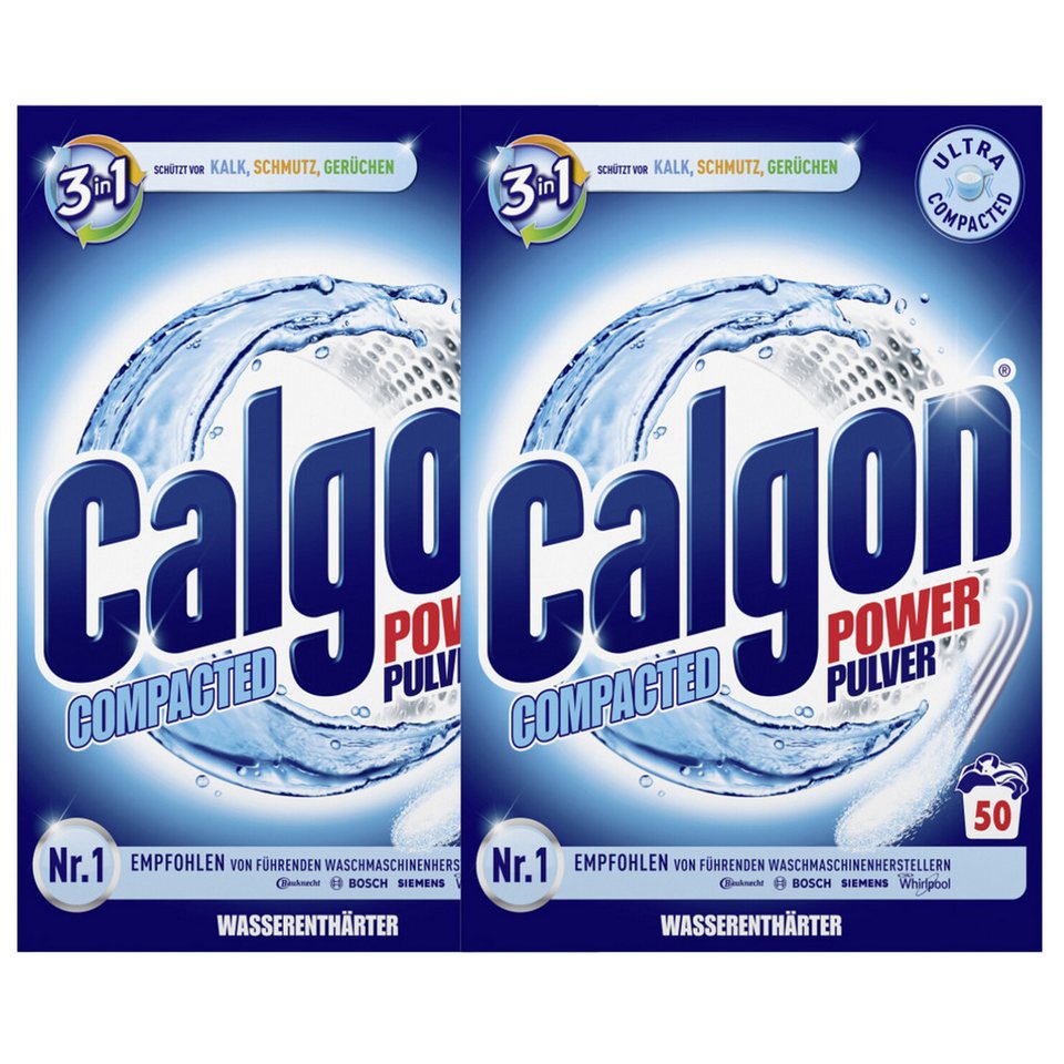 Calgon 2x Calgon 3in1 Power Pulver je 1,5kg gegen Kalkablagerungen ... Calgon 2x Calgon 3in1 Power Pulver je 1,5kg gegen Kalkablagerungen ...