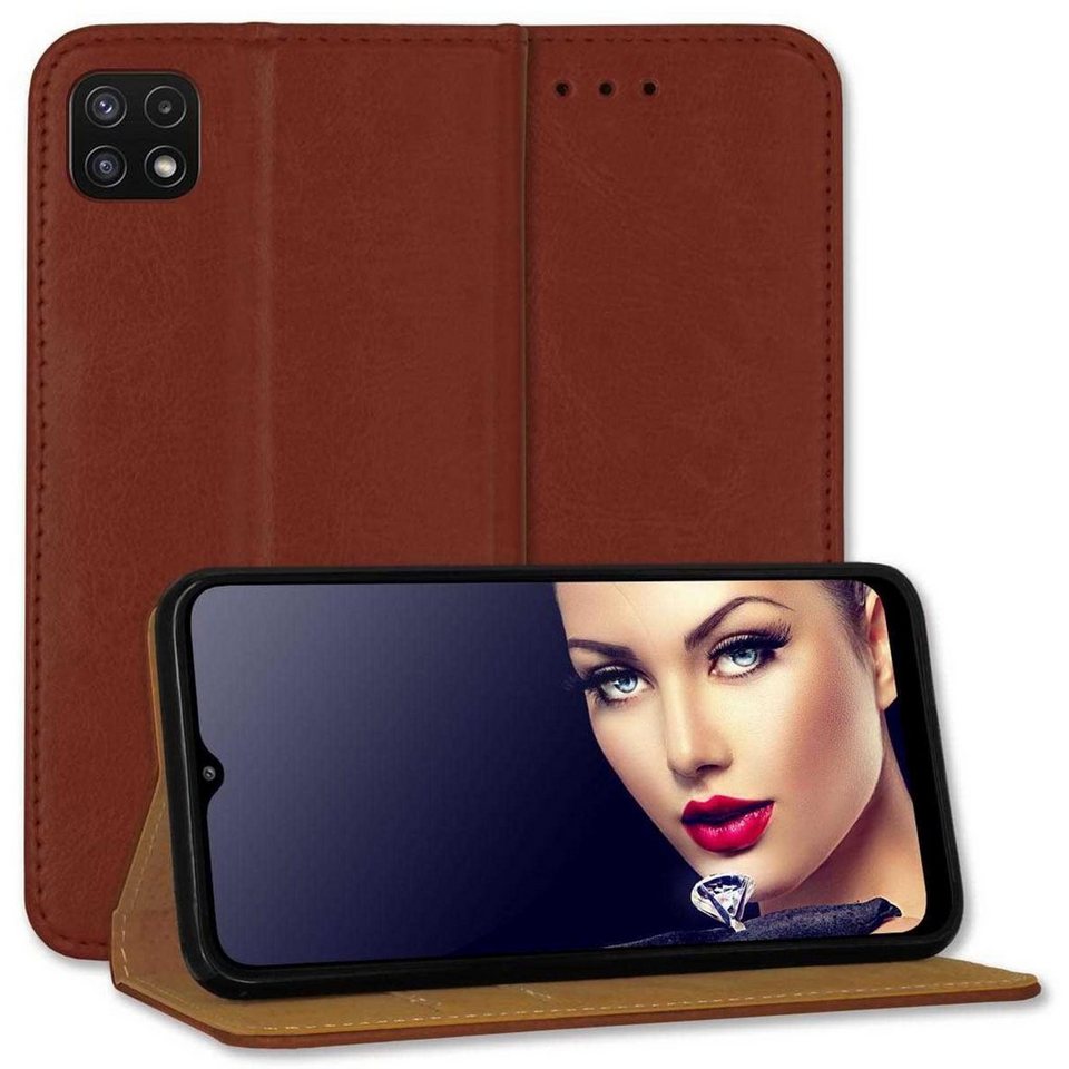 Mtb More Energy Smartphone Hülle Bookstyle Business Farbe Braun Für