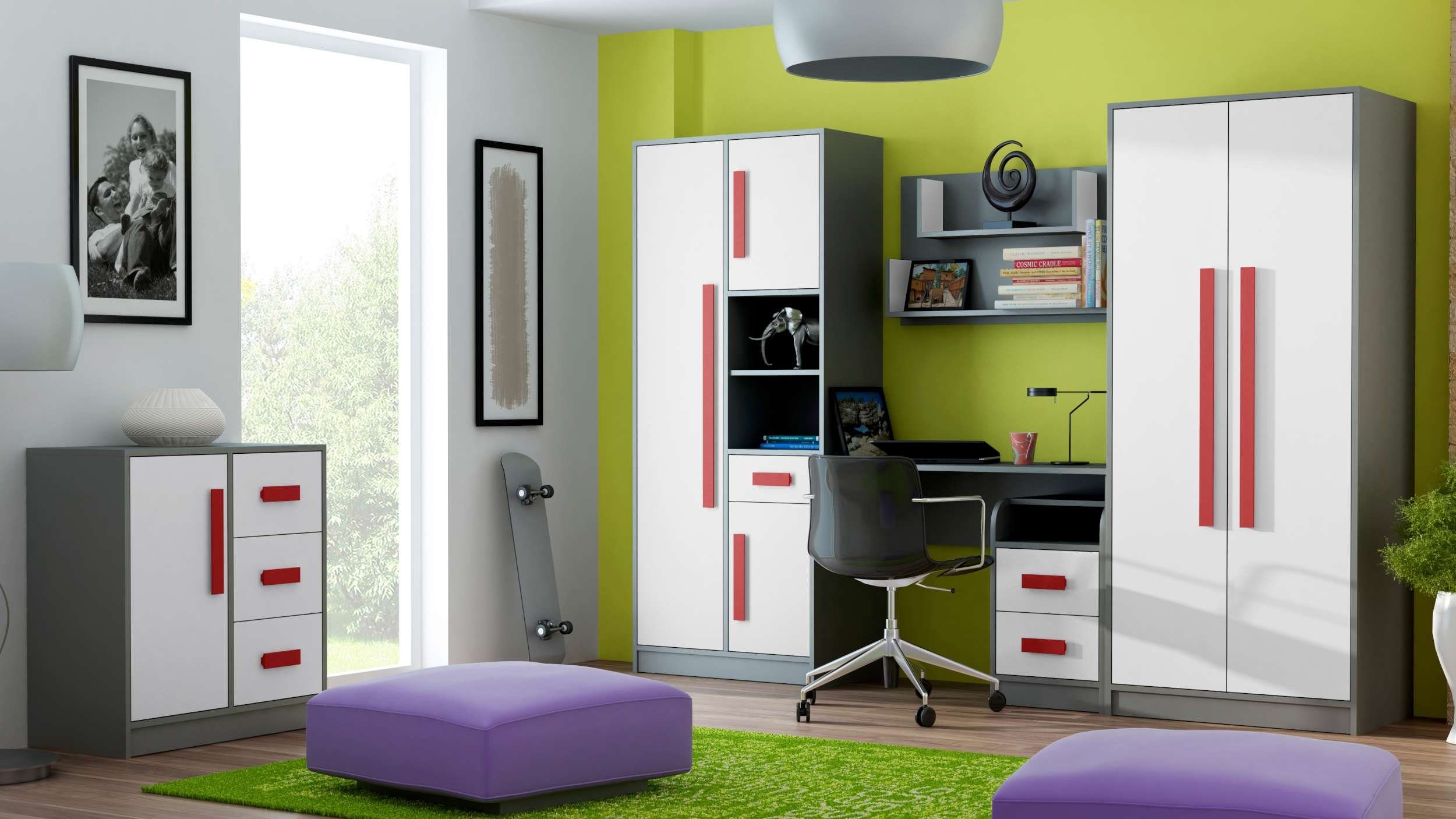 Stylefy Jugendzimmer Set Gael I Komplett Set Set 6 St Bestehend