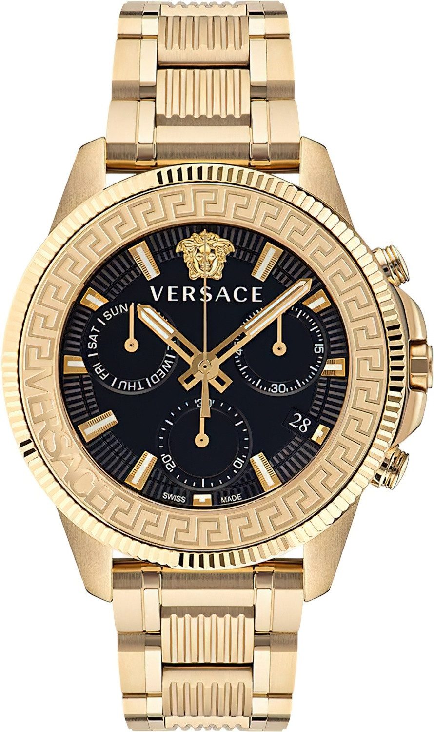 Versace Schweizer Uhr Greca Action VE3J00622, Mit Echtheitskarte und CLG Sicherheitsnummer ...