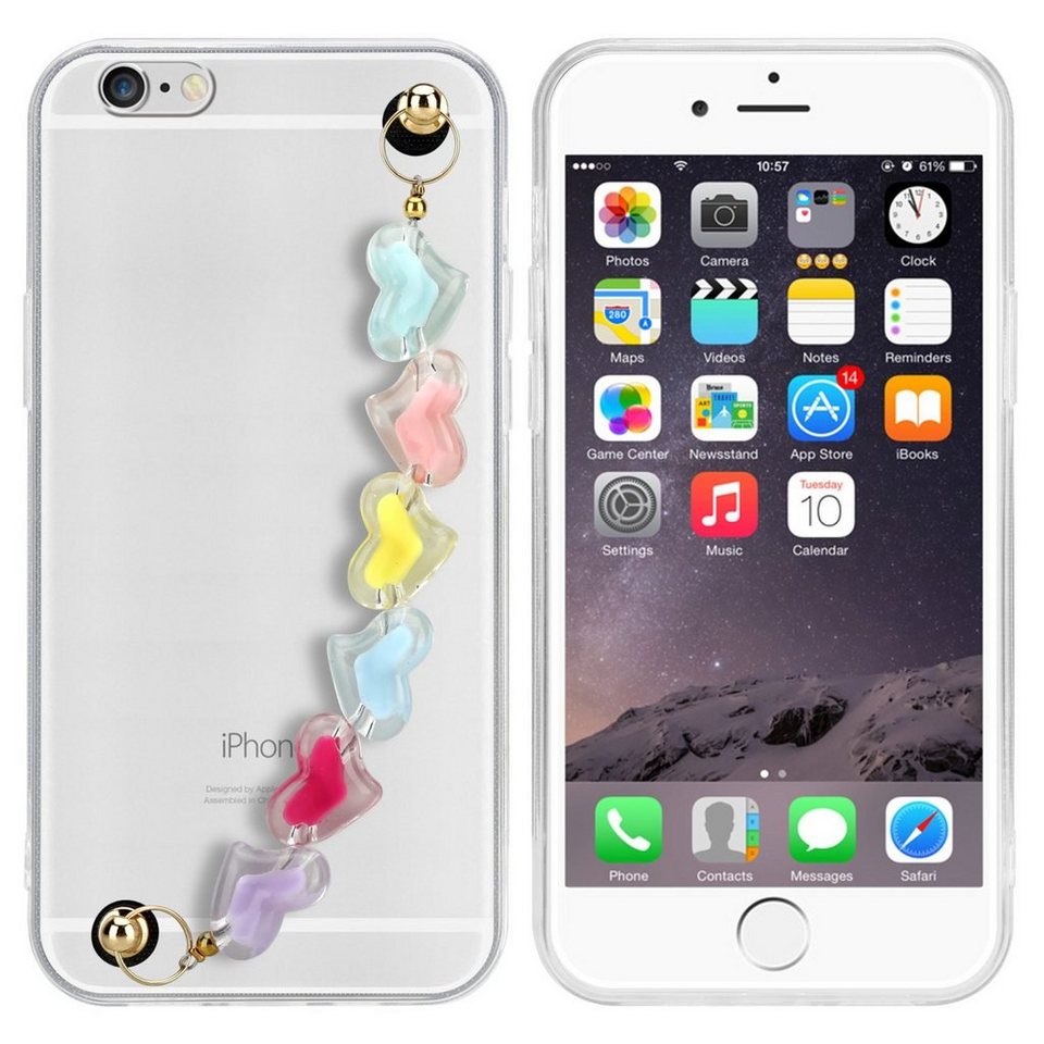 Cadorabo Handyhülle Tpu Perlen Apple Iphone 6 6s Schutzhülle Mit