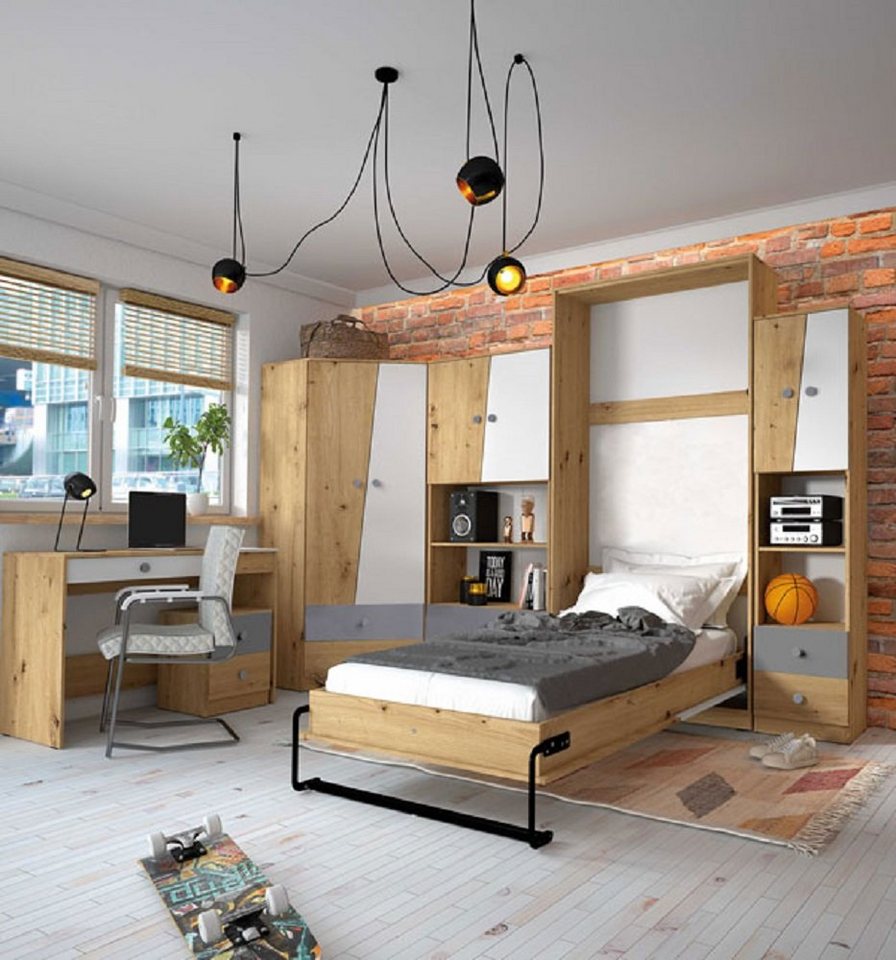 Feldmann Wohnen Jugendzimmer Set Nero Set 1 Eckschrank 1
