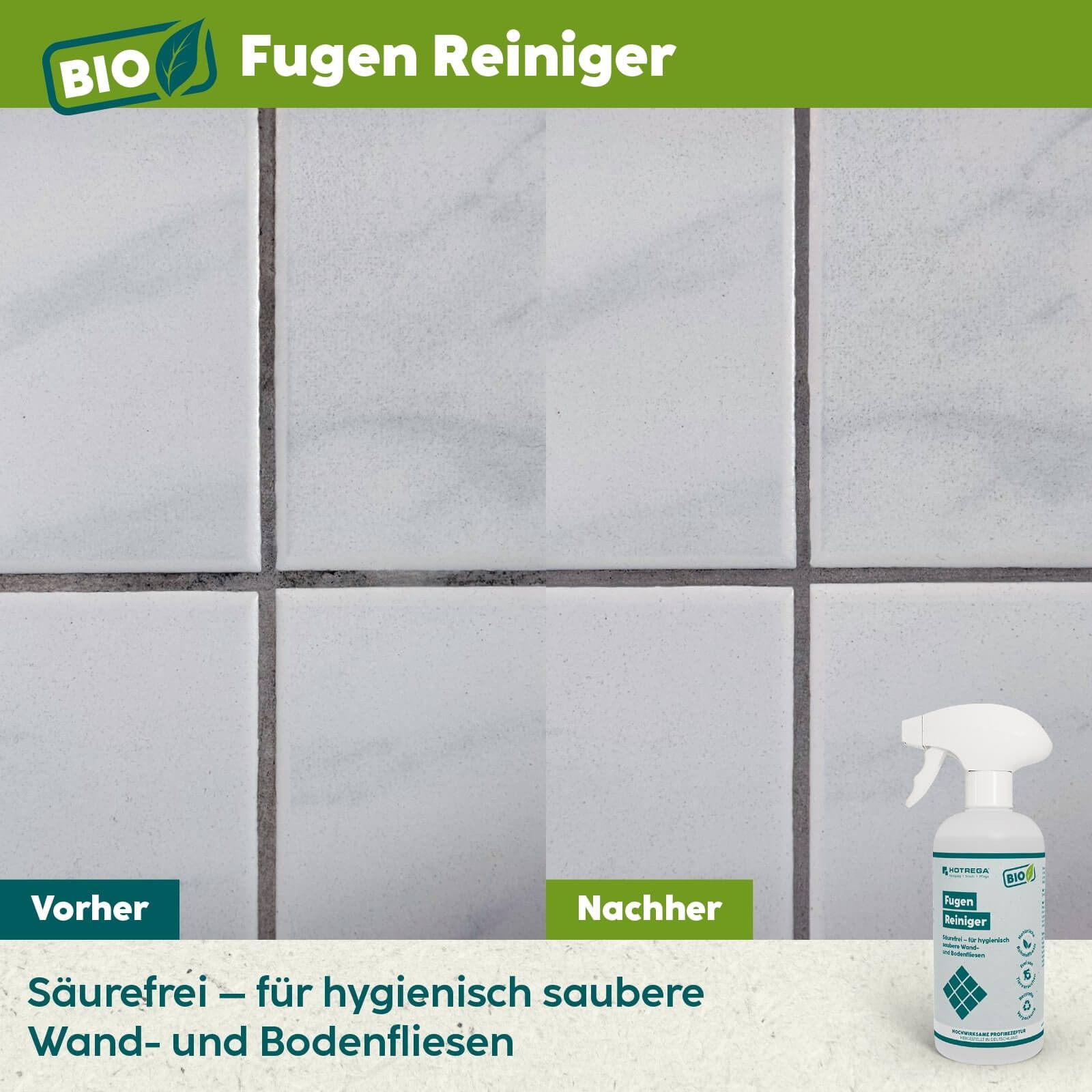 HOTREGA® Reinigungs-Set BIO Bad & WC Reiniger 500 ml und BIO ...