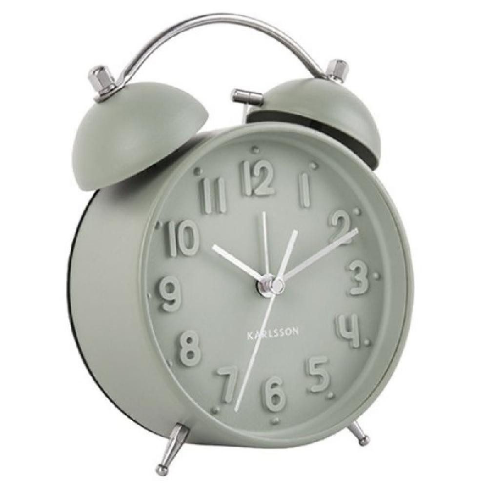 Karlsson Uhr Wecker Iconic Grayed Jade