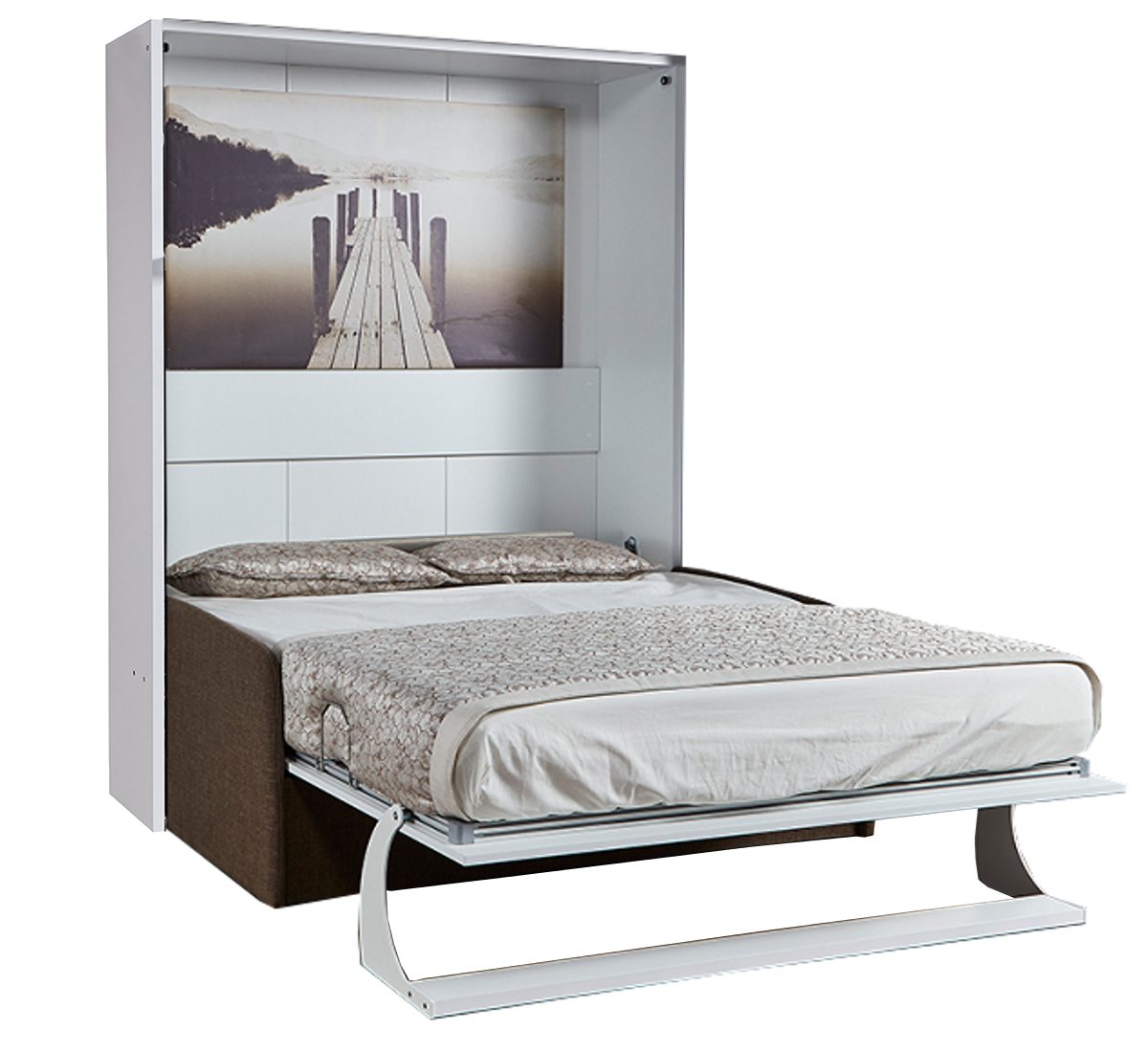 Multimo Schrankbett Multimo DOUBLE Wandbett / Schrankbett mit Sofa ...